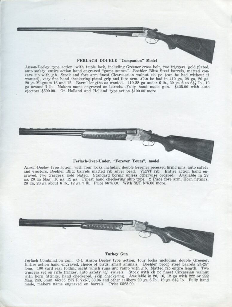 Flaig’s-Millvale, Pa. – German Hunting Guns