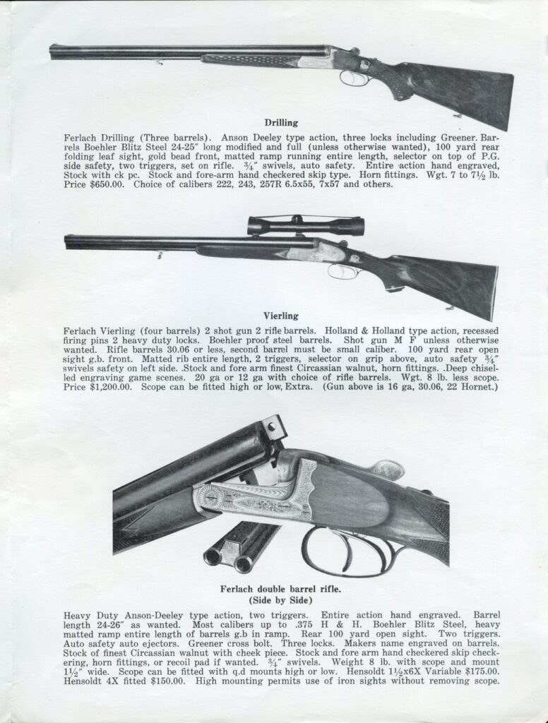 Flaig’s-Millvale, Pa. – German Hunting Guns