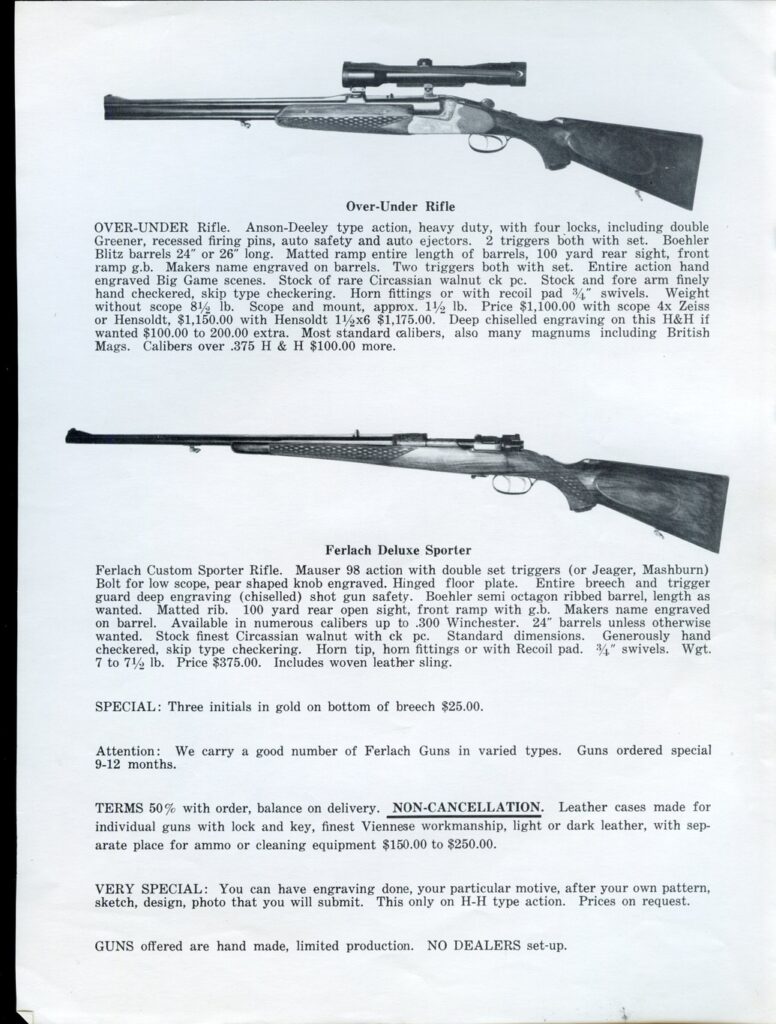 Flaig’s-Millvale, Pa. – German Hunting Guns